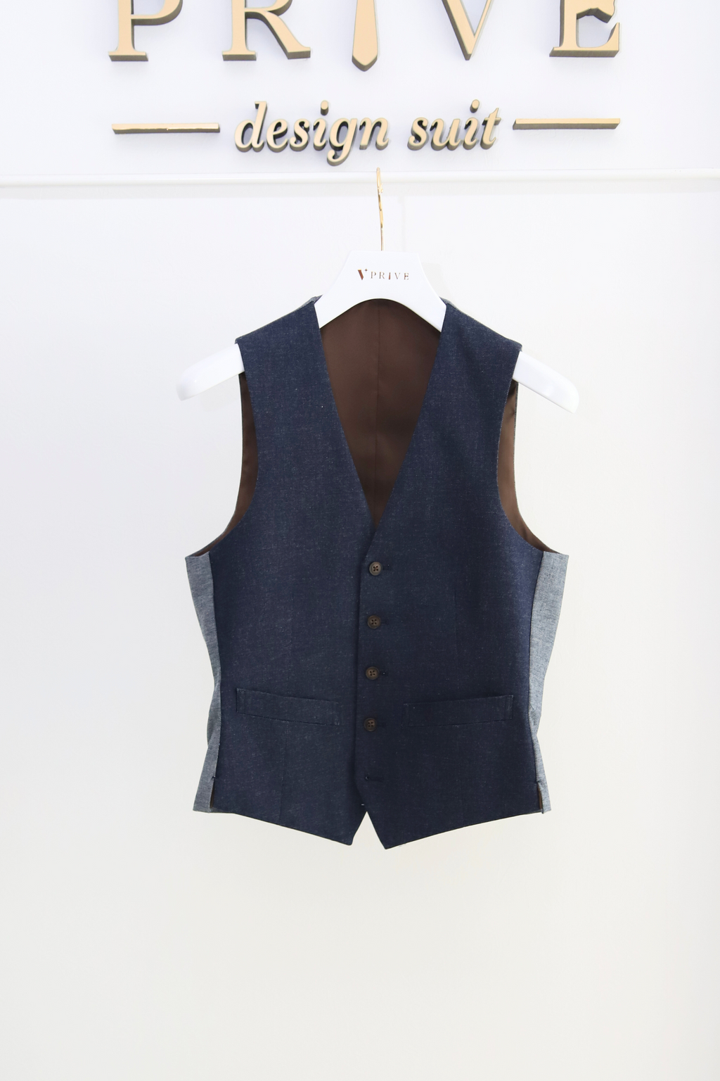 【Restocked】Denim Vest/Blue – PRIVE ONLINE